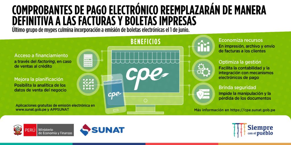 Comprobantes De Pago Electrónicos Reemplazarán A Facturas Y Boletas